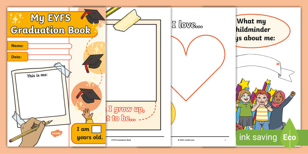 EYFS Graduation Booklet for Childminders (teacher made)