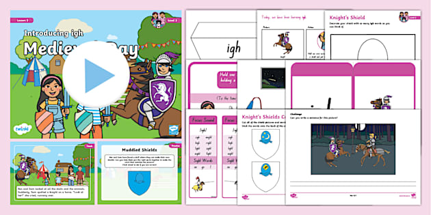Twinkl Phonics 'igh' Lesson Pack - Level 3 Week 4 Lesson 3