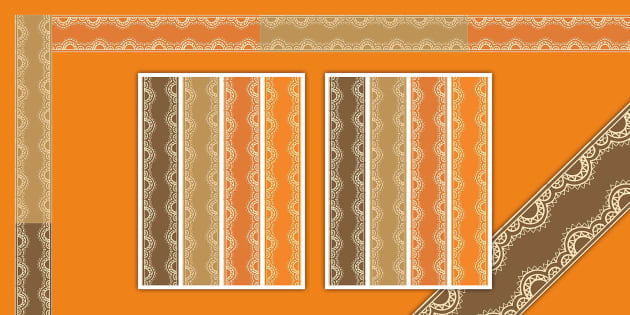 Fall Vintage Theme Bulletin Board Border