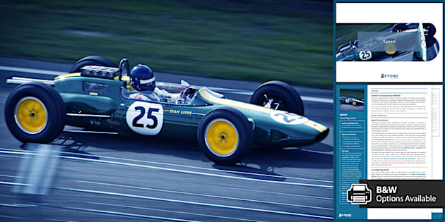 KS3 Motion and Pressure Lesson 1: Speed - Twinkl