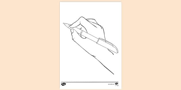 I Have A Green Pen Colouring Sheet | Colouring Sheets