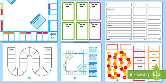 Make Your Own Homemade Board Game School Closure Resources