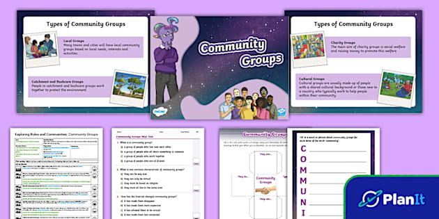 Yr 3 Civics and Citizenship Lesson 5 Community Groups