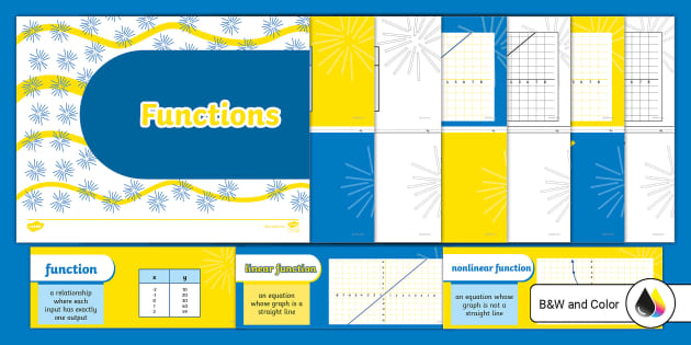 Eighth Grade Functions Unit Word Wall (teacher made)