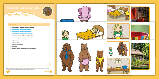 Goldilocks and the Three Bears Storytelling Basket | Twinkl