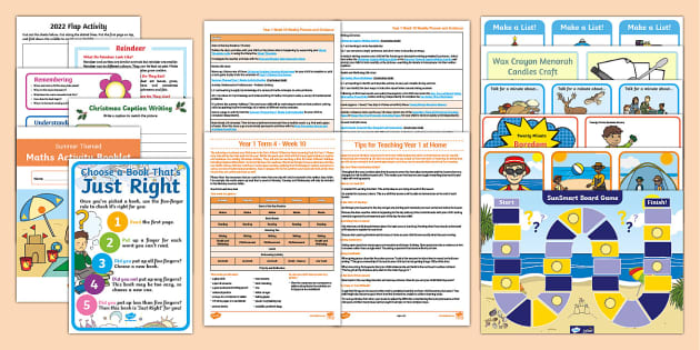 FREE! - Year 1 Term 4 Week 10 Remote Home Learning Pack