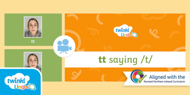 Twinkl Lingo Stage 4: 'tt' Sound Video (teacher made)