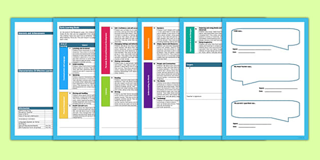 EYFS Reporting to Parents | Editable EYFS Report Template