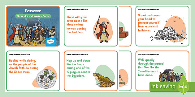 Passover Gross Motor Activities | Resources | Twinkl USA