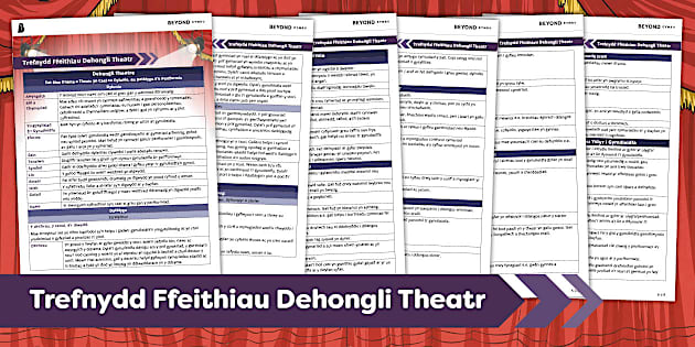 Dehongli Theatr Trefnydd Ffeithiau