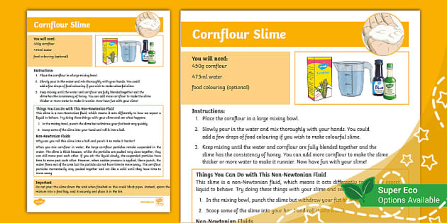 Cornflour Messy Play - Cornflour Slime | Twinkl - Twinkl