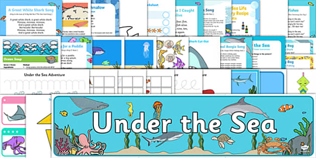 Childminder Under The Sea Resource Pack (teacher made)