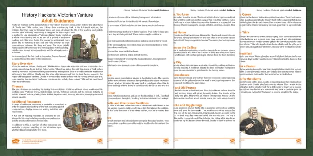 History Hackers: Victorian Venture Adult Guidance - Twinkl