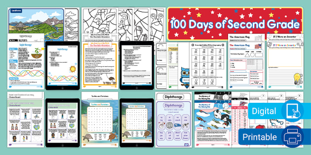 FREE Second Grade Teaching Pack | Grade Two Worksheets