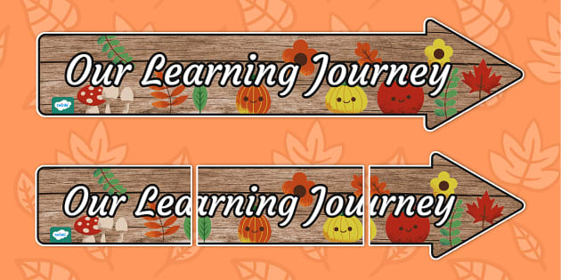 Autumn Market-Themed Our Learning Journey Display Banner Autumn Market-Themed Our Learning Journey Display Banner