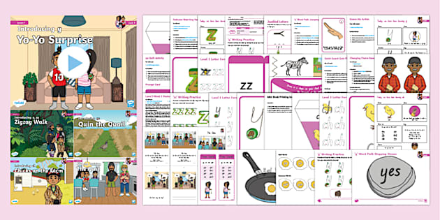 NZ Phonics: Level 3: Week 2: Weekly Lesson Pack - Twinkl