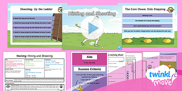 Year 4 PE Hockey Hitting Lesson Plan | Hitting and Shooting