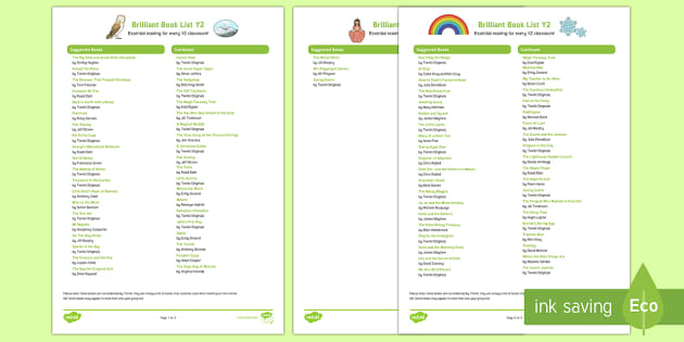 Year 2 Book List | Year 2 Reading Books - Twinkl