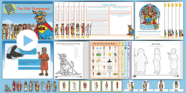 * NEW * Old Testament Heroes Home Pack | VBS | Twinkl USA