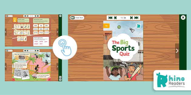 Level 5a Decodable Readers: The Big Sports Quiz - Twinkl