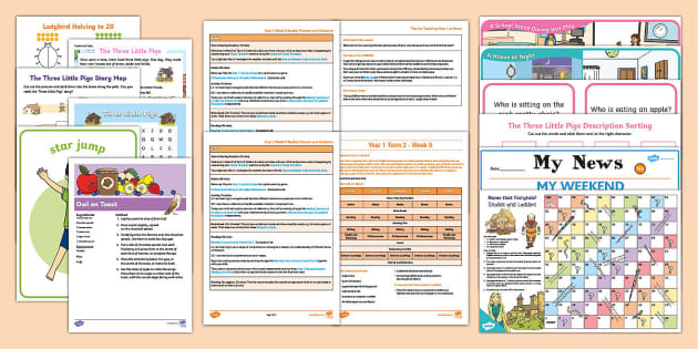 FREE! - Year 1 Term 2 Week 8 Remote Home Learning Pack