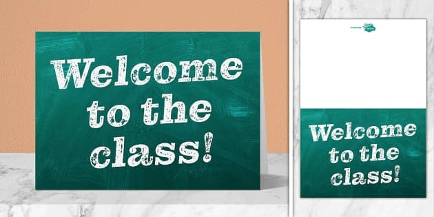 Welcome to the Class Card | Twinkl Party (teacher made)