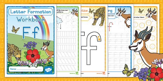 Grade 1 Letter Formation Workbook - Ff (teacher made)