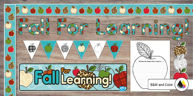 Fall Apple Bulletin Board Ideas | Resource | Twinkl USA