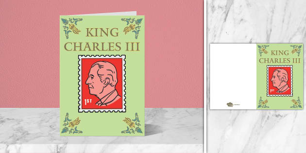 King Charles III Stamp Card | Twinkl Party (teacher made)