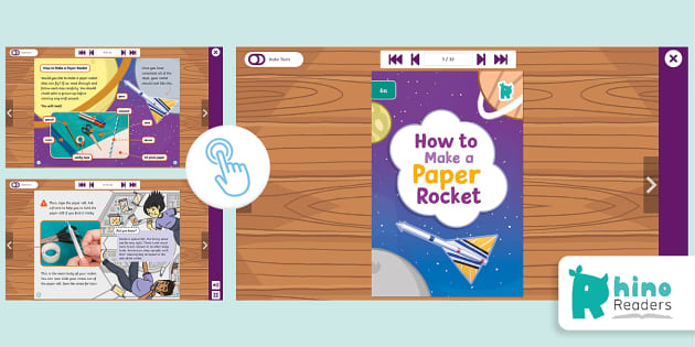 Level 6a Reading Scheme Book: How to Make a Paper Rocket