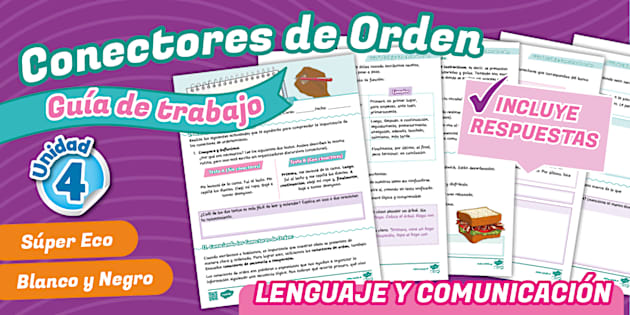 Guía de Trabajo | Conectores | 6º Básico | Lenguaje