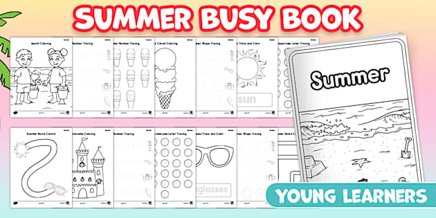 Preschool Printable Workbook (professor feito) - Twinkl