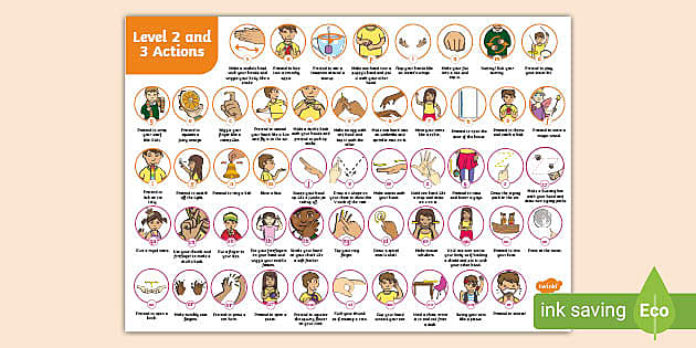 Letter Sounds and Actions Mat - Level 2 and 3 (teacher made)