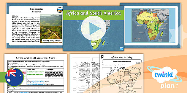 Year 4 HASS Geography Africa and South America Lesson 1