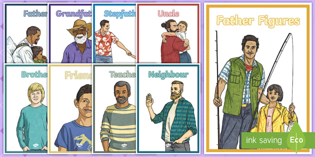 Father's Day Father Figures Display Posters (teacher made)