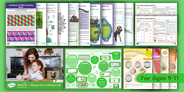 Australia Home Education Taster Pack - Age 9-11 - Twinkl