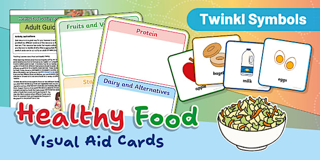 Twinkl Symbols: Food Group Sorting Activity