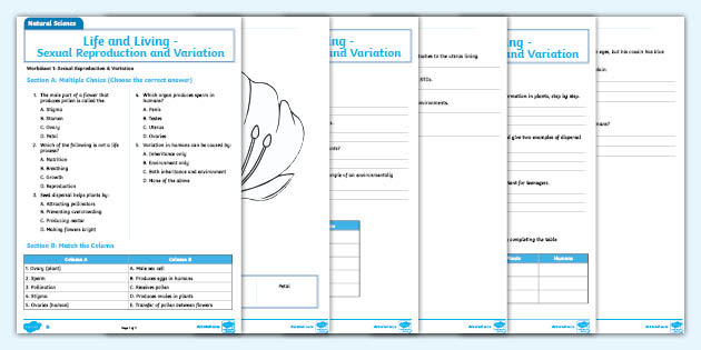 Natural Science Grade 7 Sexual Reproduction and Variation Differentiated