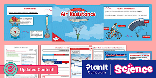 Science: Forces: Air Resistance Year 5 Lesson 4 - Twinkl