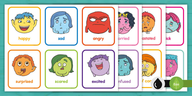 Mood Monsters Cards (teacher made) - Twinkl