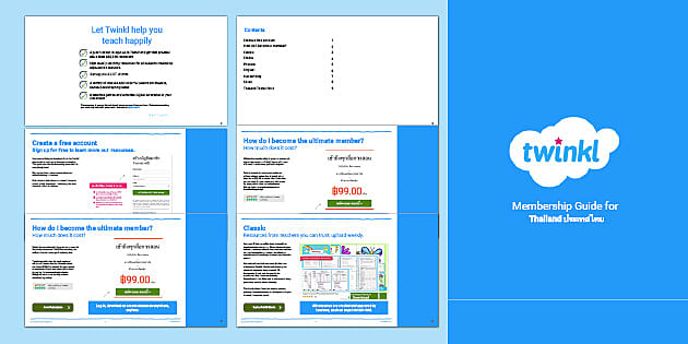 FREE! - Thailand Membership Guide (teacher made) - Twinkl