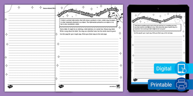 Eighth Grade Sense-ational Writing Love and Lost - Twinkl