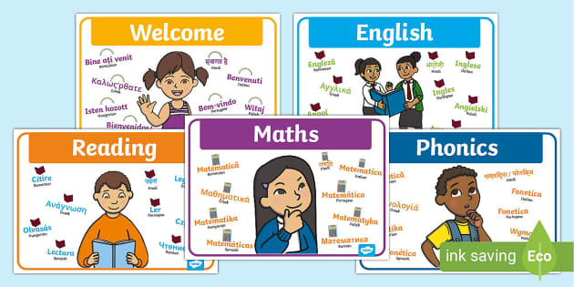 👉 Mixed Language Classroom Display Board Signs - Twinkl 👉 Mixed Language Classroom Display Board Signs - Twinkl