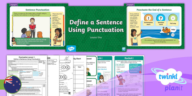 Phase 1: Punctuation: Define a Sentence Using Punctuation