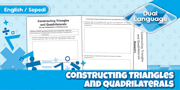 Grade 7 Maths - Term 1 - Constructing Triangles and Quadrilaterals ...