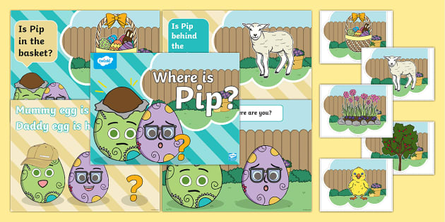 Where is Pip? ESL Easter Flap Book (teacher made) - Twinkl