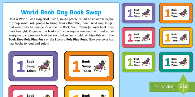 FREE! - World Book Day Book Swap (teacher made)