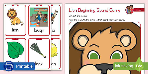 Gr. R Phonics Printable Game: L Sound - Twinkl