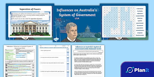 Influences on Australia's System of Government USA Lesson