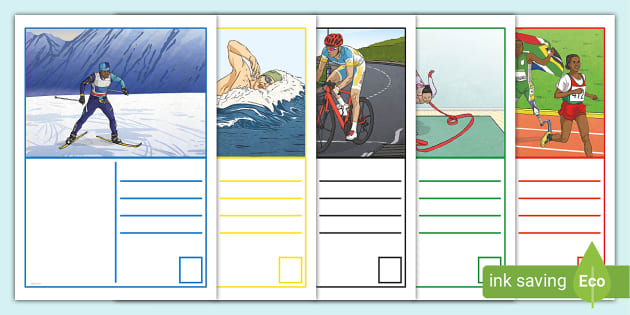 FREE! - Olympic Themed Postcards (teacher made) - Twinkl